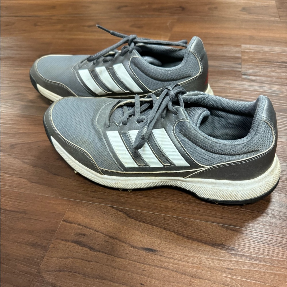 Mens Adidas Tech Response 2.0 Grey Soft Spike Golf Sh… - Gem